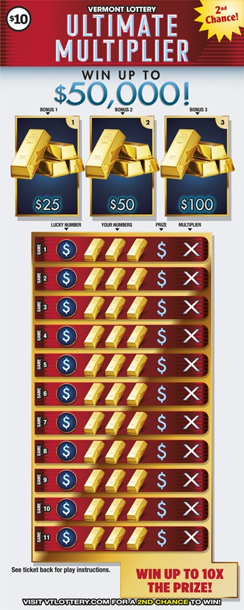 Ultimate Multiplier | Vermont Lottery